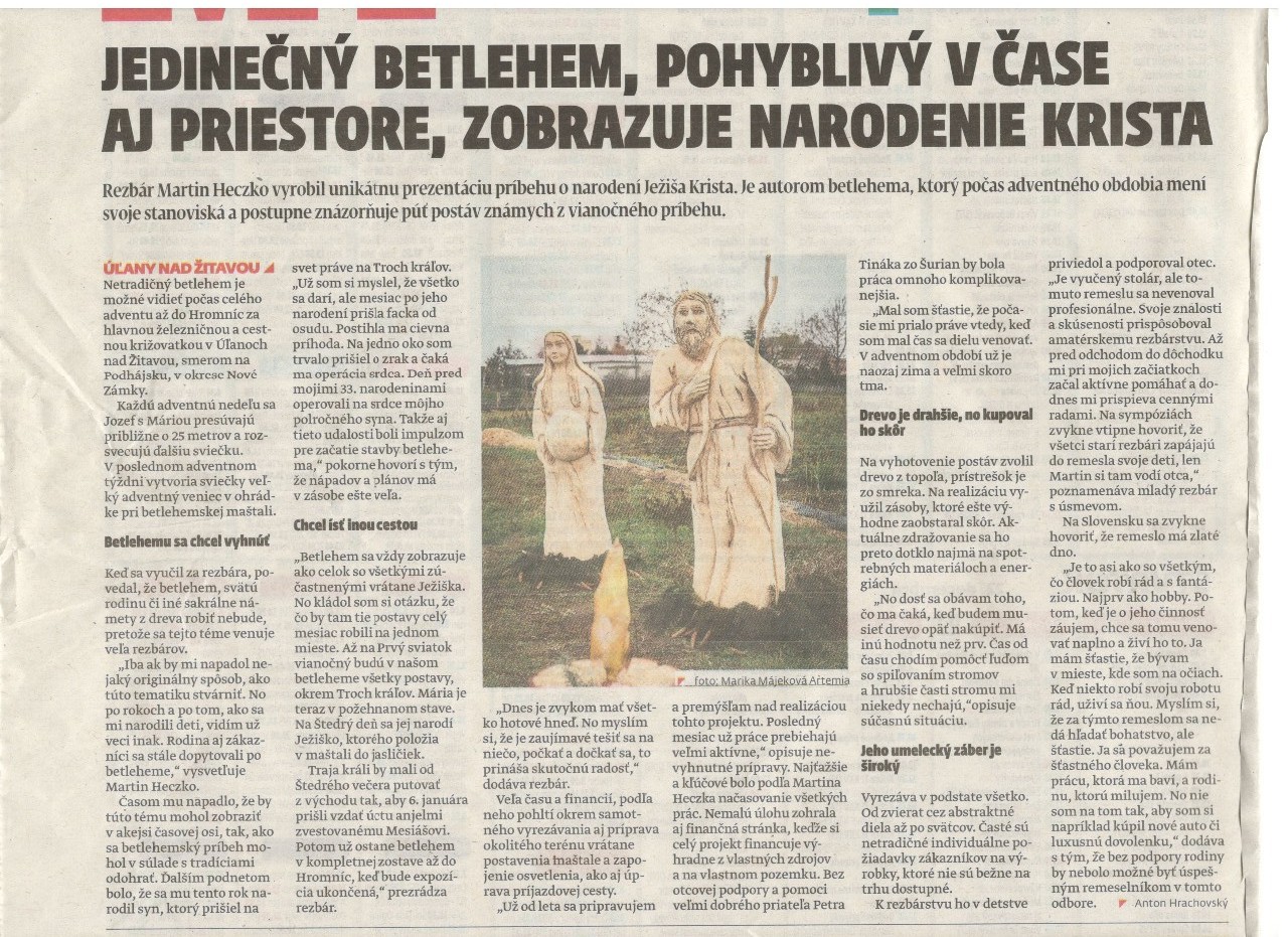 v novinách :: heczko-rezbar
